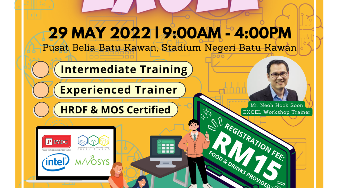 Let's Excel @ Pusat Belia Batu Kawan - PYDC - Perbadanan Pembangunan Belia Pulau Pinang